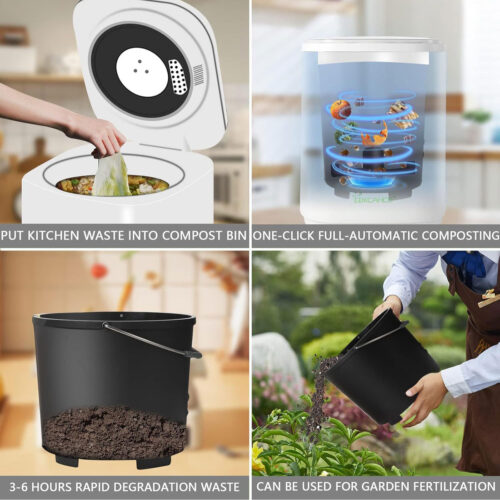 Food Waste Disposer - Home Kitchen Food Composting Machine