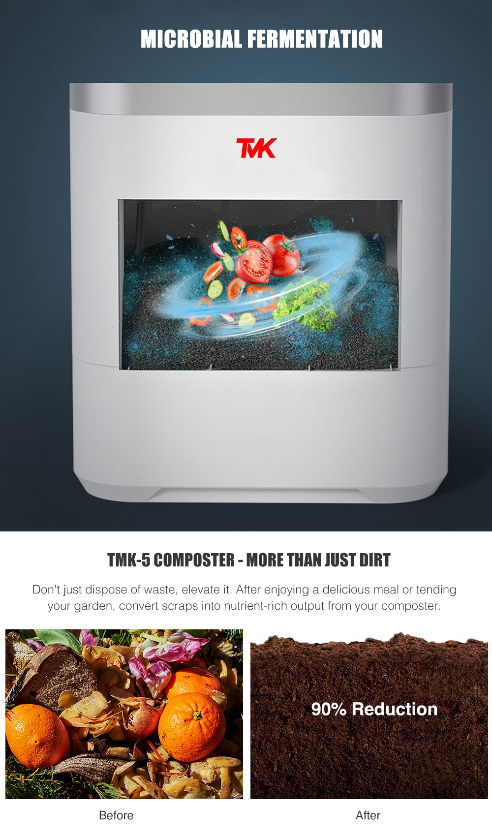 Electric Compost Machine - 5KGS/Day - Ideal for Small-Scale